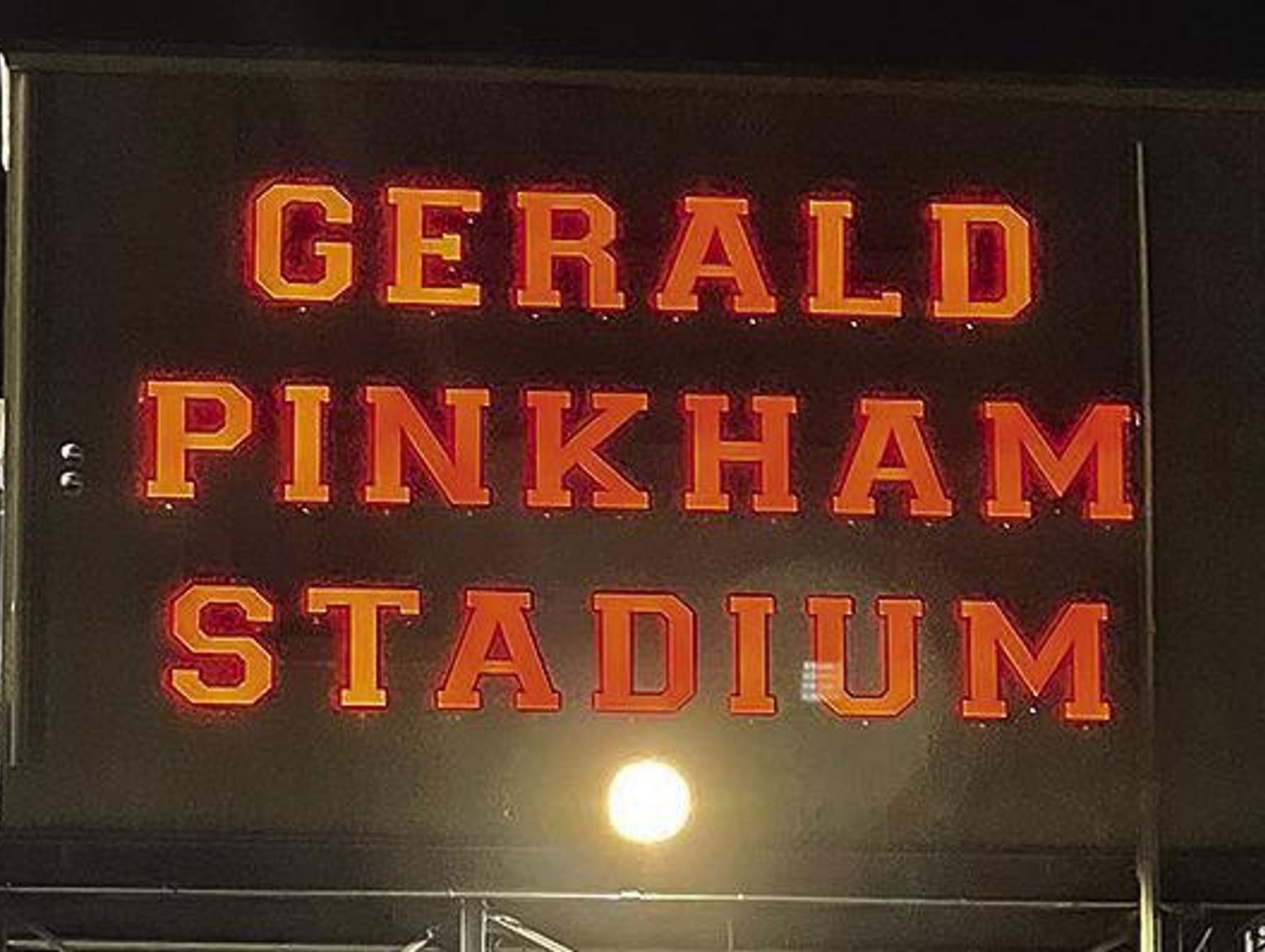 DISD honors Pinkham with stadium rebranding