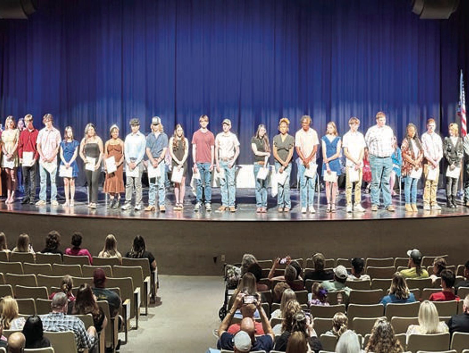 New Boston High School inducts students to the National Honor Society
