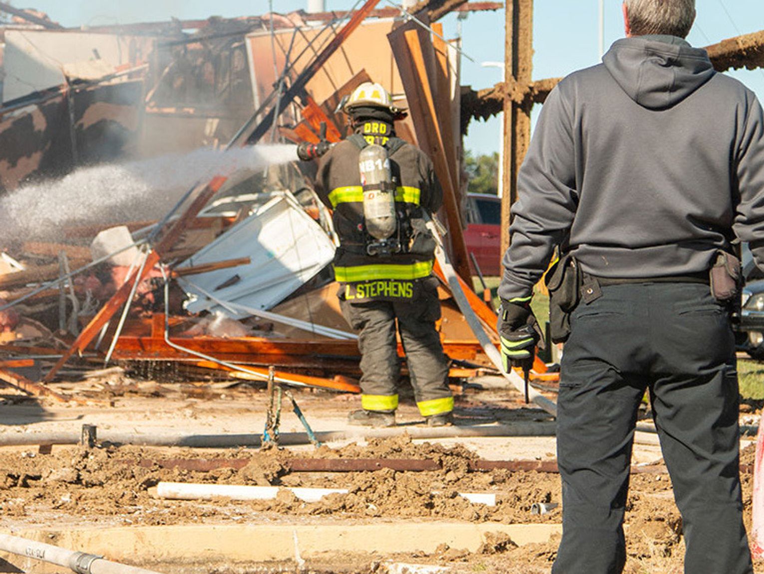 New Boston VFD shows quick response to structure fire