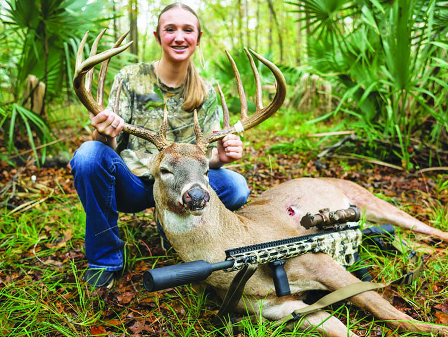 SMOKE -- Harris County teen puts woman’s touch on bruiser 12 pointer ...