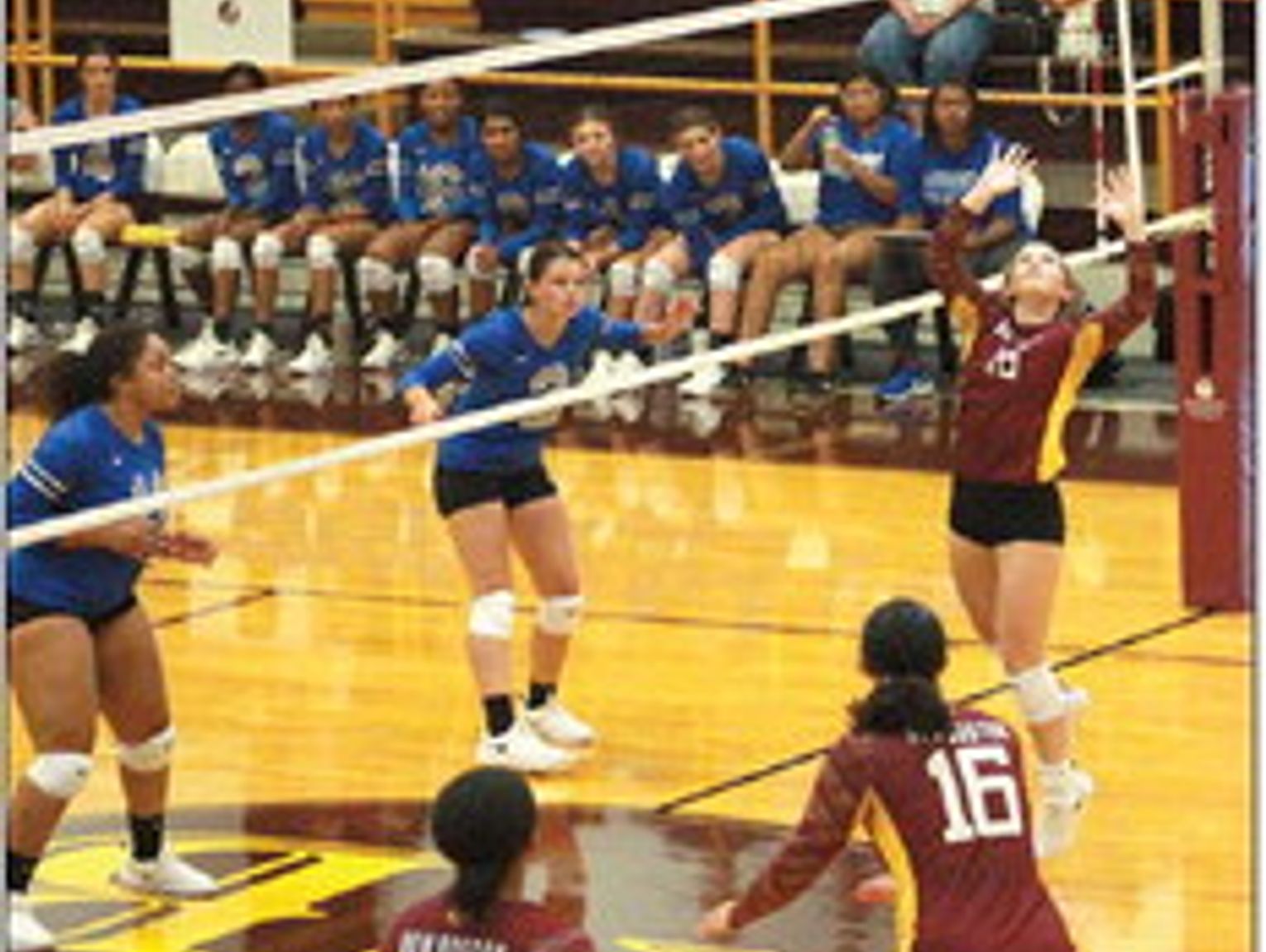 Volleyball sees district action fire up